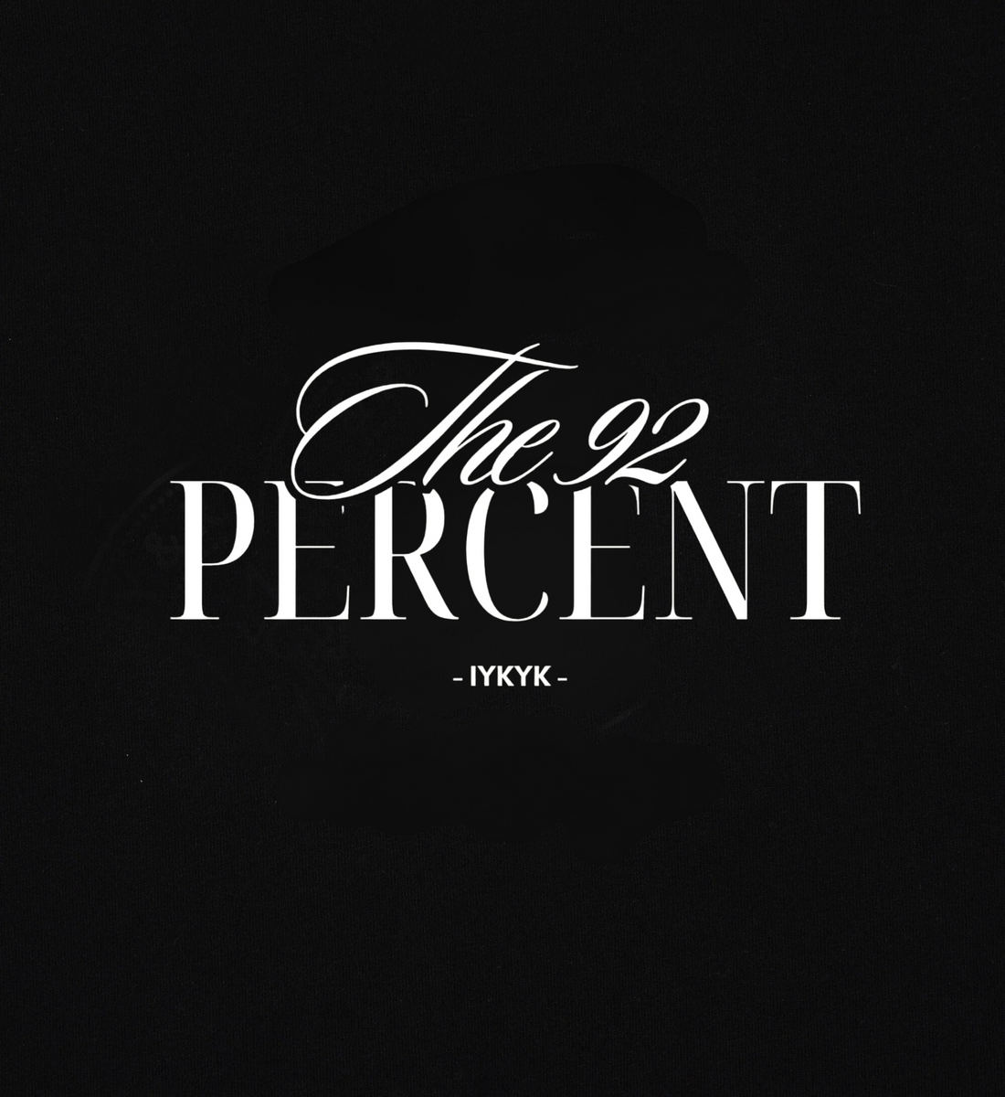 "The 92 Percent" T-Shirt - Vintage Black– swankblue